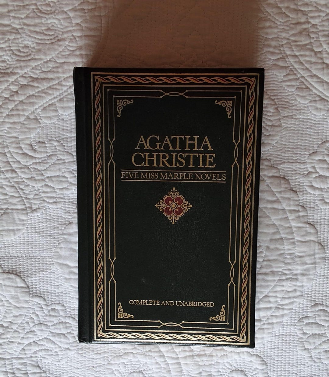 Agatha Christie Five Miss Marple Novels/complete and Unabridged/1984 HC 649 Pp/genuine Bonded ...