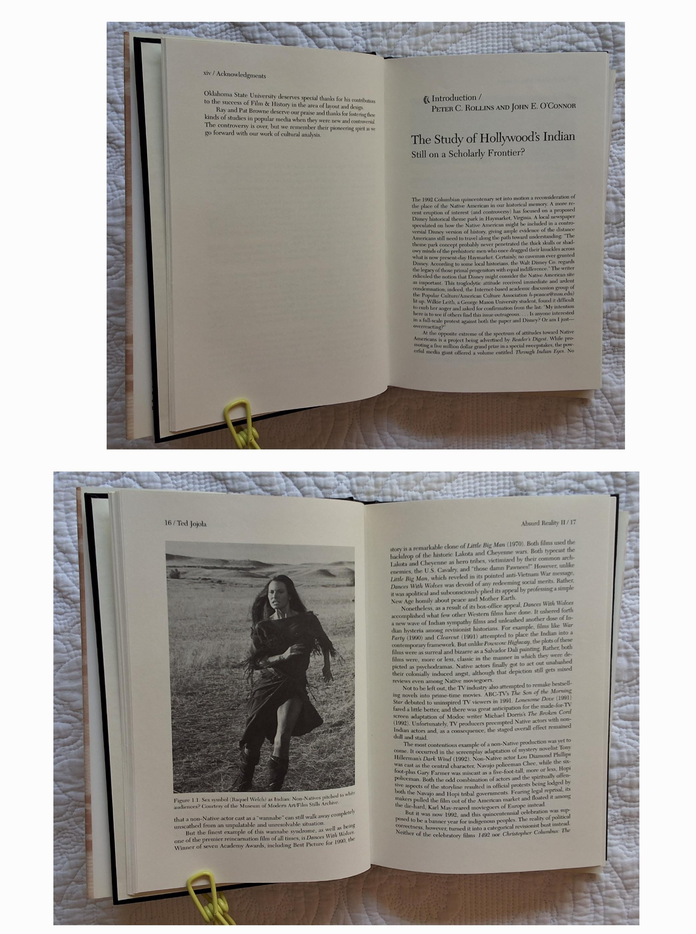 Hollywood's Indian the Portrayal of the Native American in Film/rollins ...