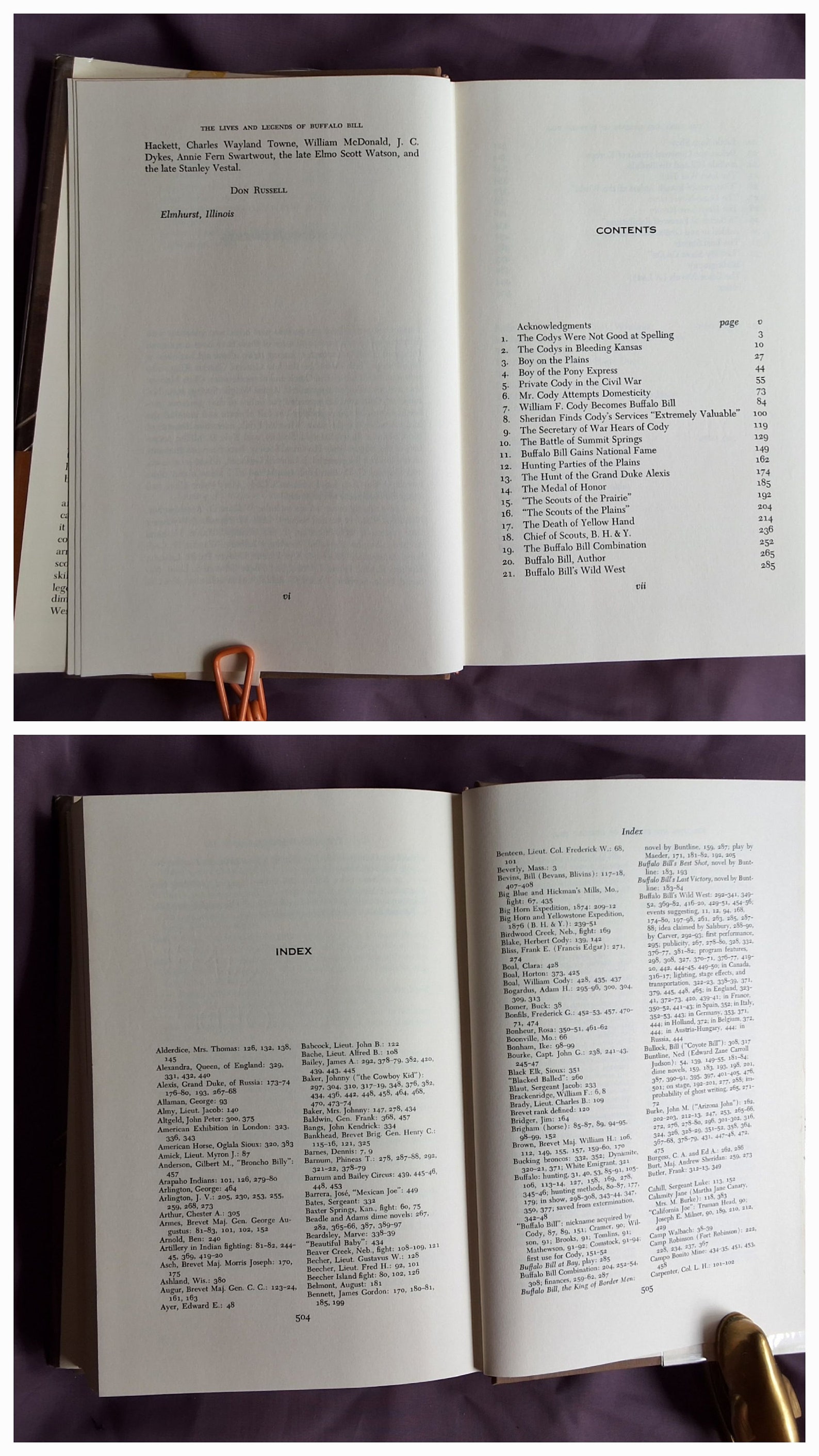 The Lives and Legends of Buffalo Bill by Don Russell/biography ...