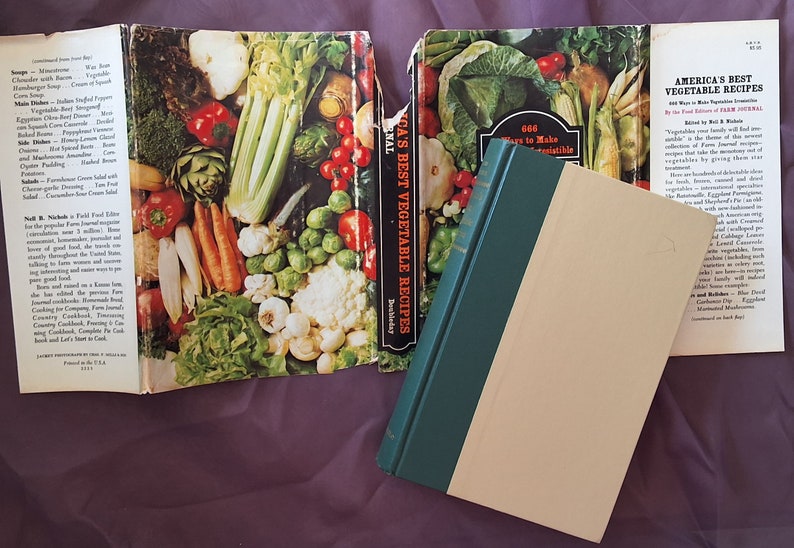 1970 1st Edition America's Best Vegetable Recipes by the Food Editors ...