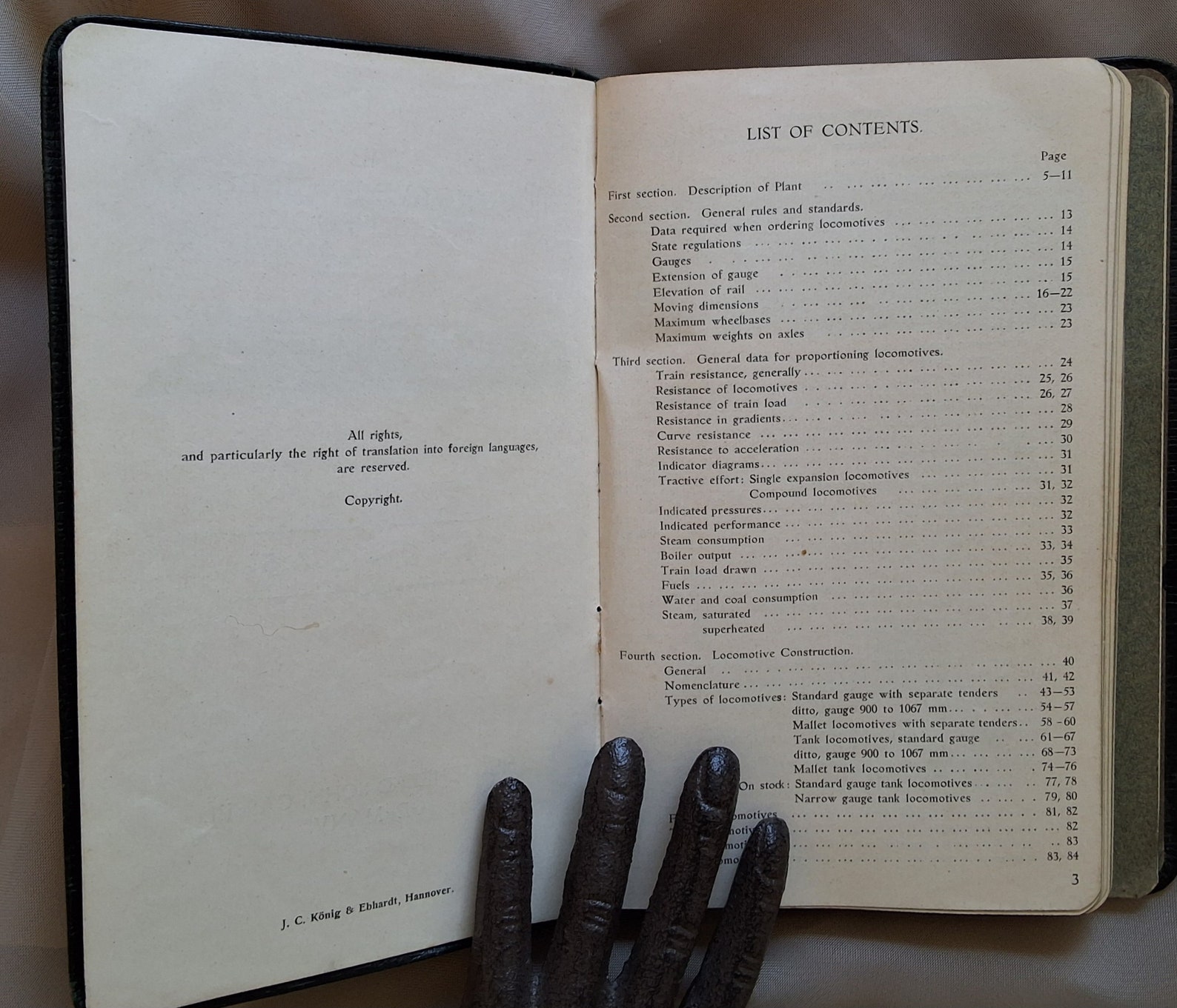 The Locomotive Engineer's Pocket Book/henschel & Sohn,cassel/*signed ...