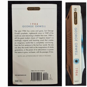 1984 by George Orwell/great Modern Classic of Negative Utopia/big ...