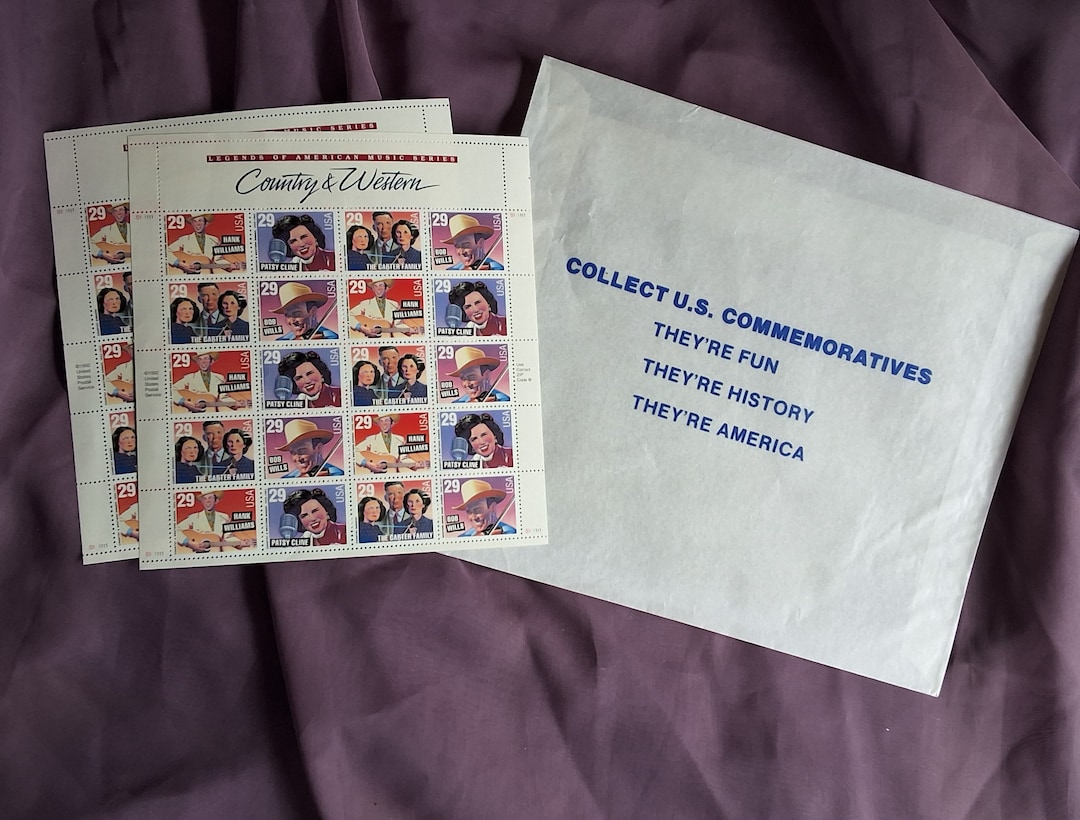 1992 Country & Western/legends of American Music Series/40 USPS 29 Cent ...