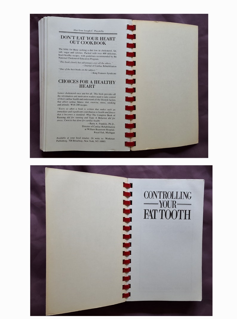 Controlling Your Fat Tooth by Joseph Piscatella/menus, 200 Delicious ...