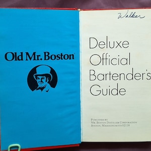 Mr Boston Deluxe Official Bartender's Guide New World Wide Edition/59th Printing 1979/HC 216 Pp ...