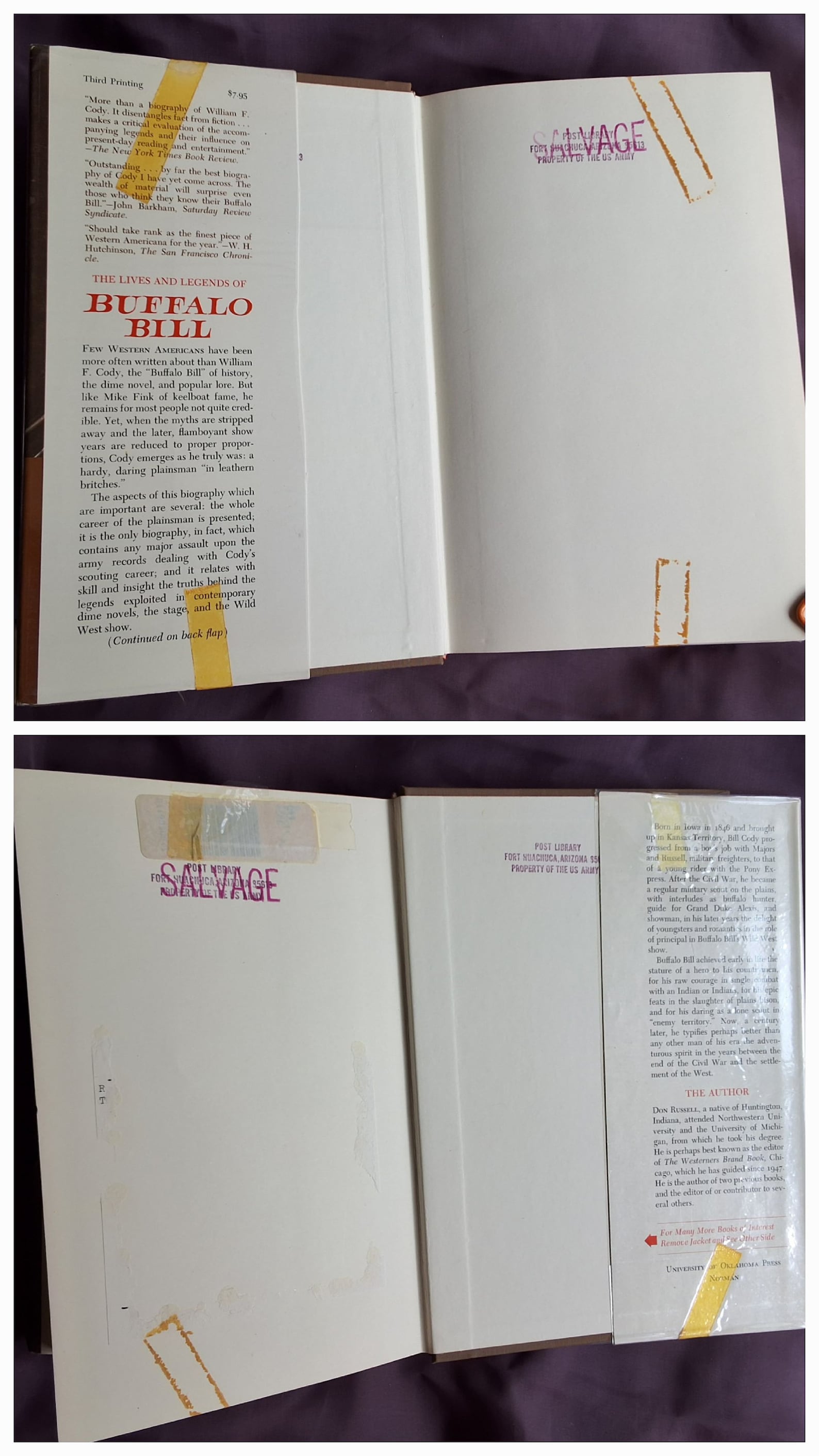 The Lives and Legends of Buffalo Bill by Don Russell/biography ...