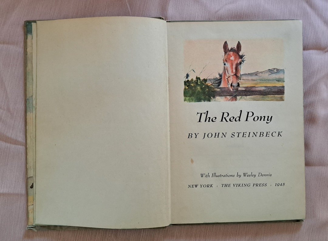 The Red Pony by John Steinbeck/4 Stories About Jody & His Life on ...
