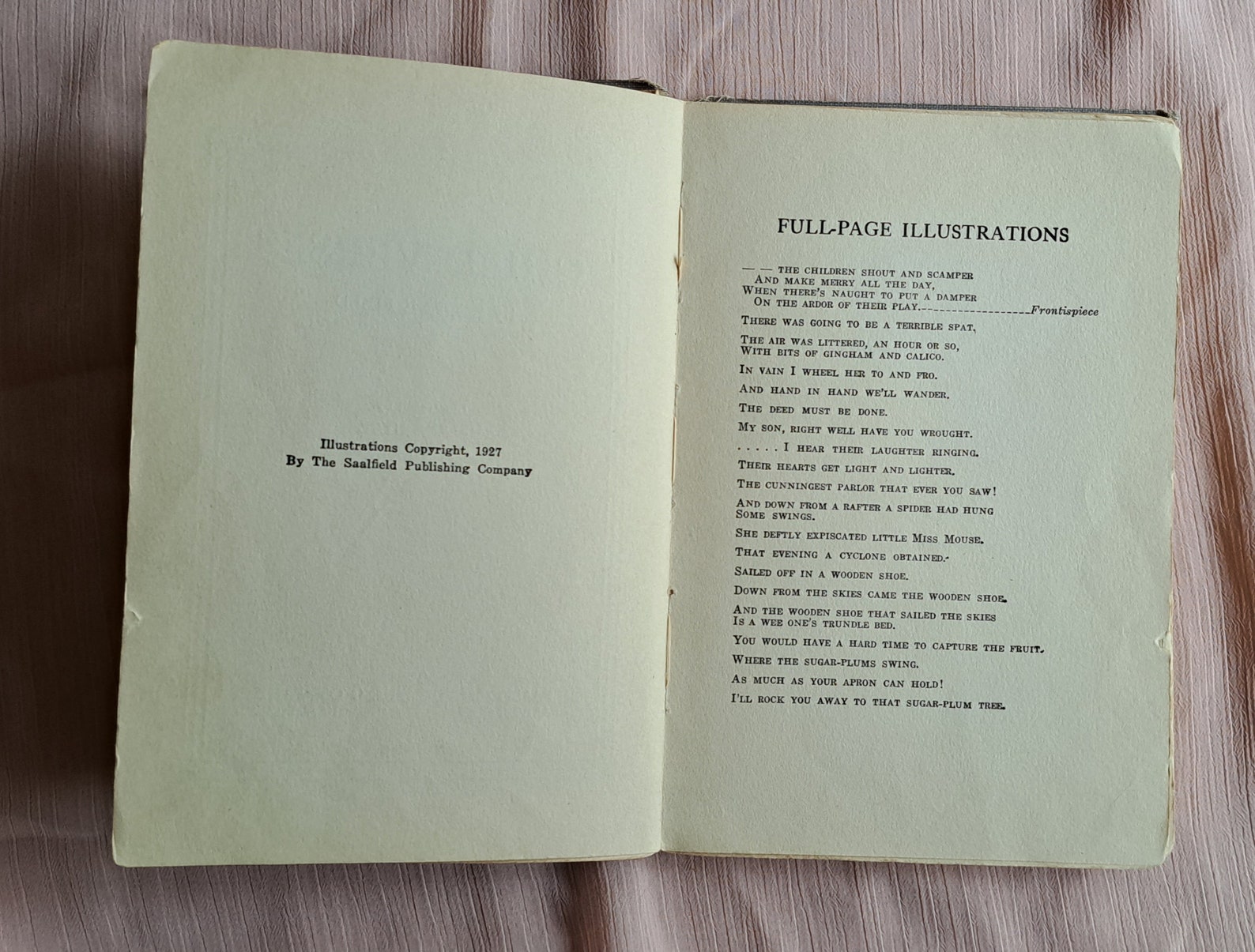 Child Verses by Eugene Field/john Newbery Series/1927 Hardcover ...