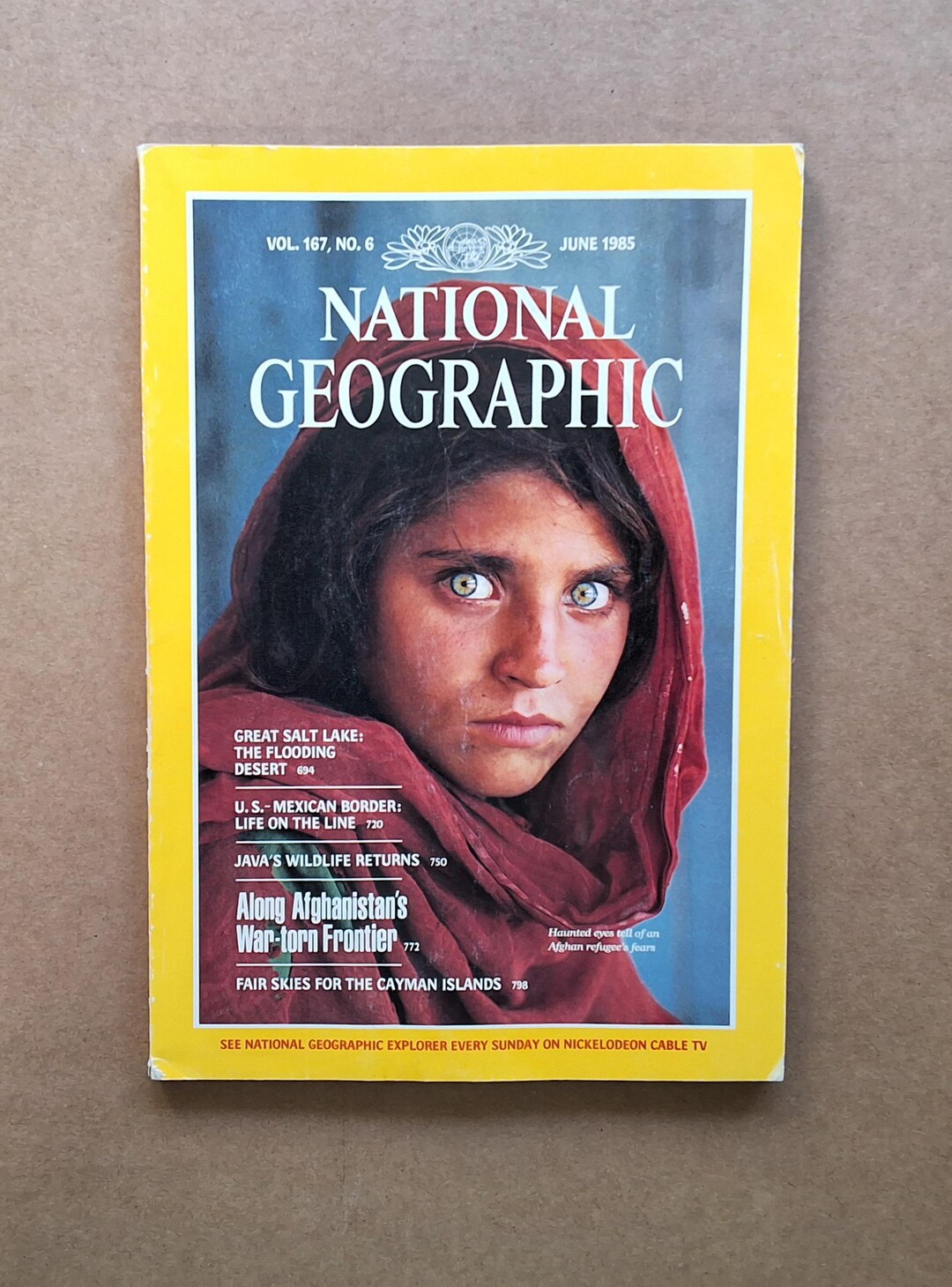 National Geographic 1985 June Vol 167 No.6/haunted Eyes Tell of an ...