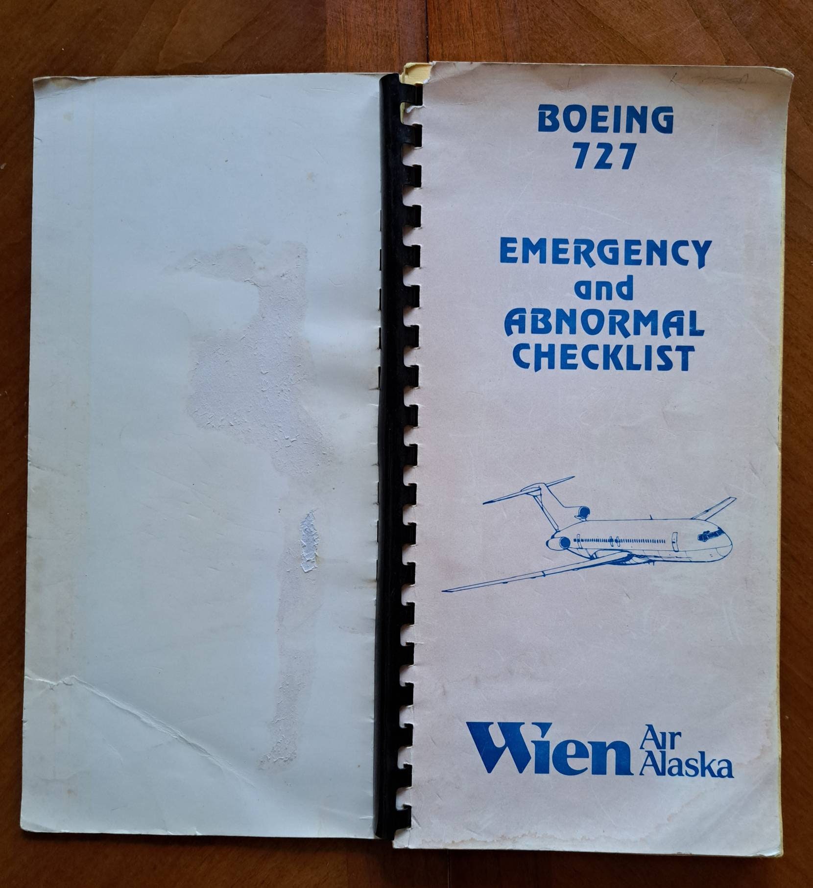 1983 Boeing 727 Emergency and Abnormal Checklist Wien Air - Etsy