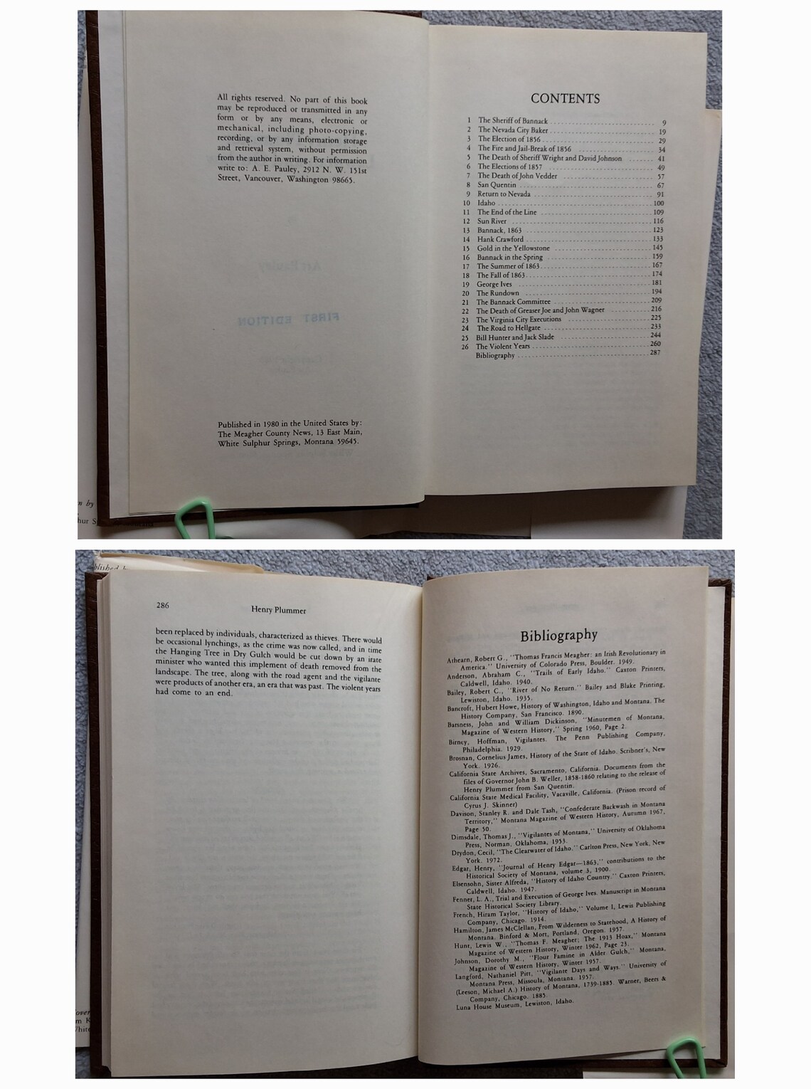 Henry Plummer Lawman and Outlaw by Art Pauley/prospector, Sheriff, City ...