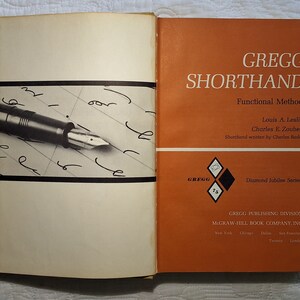 Gregg Shorthand Functional Method-diamond Jubilee Series, Leslie, Zoubek, Gregg Publishing ...