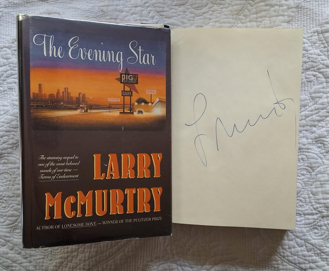 The Evening Star by Larry Mcmurtry/signed*large Print/sequal to One of ...