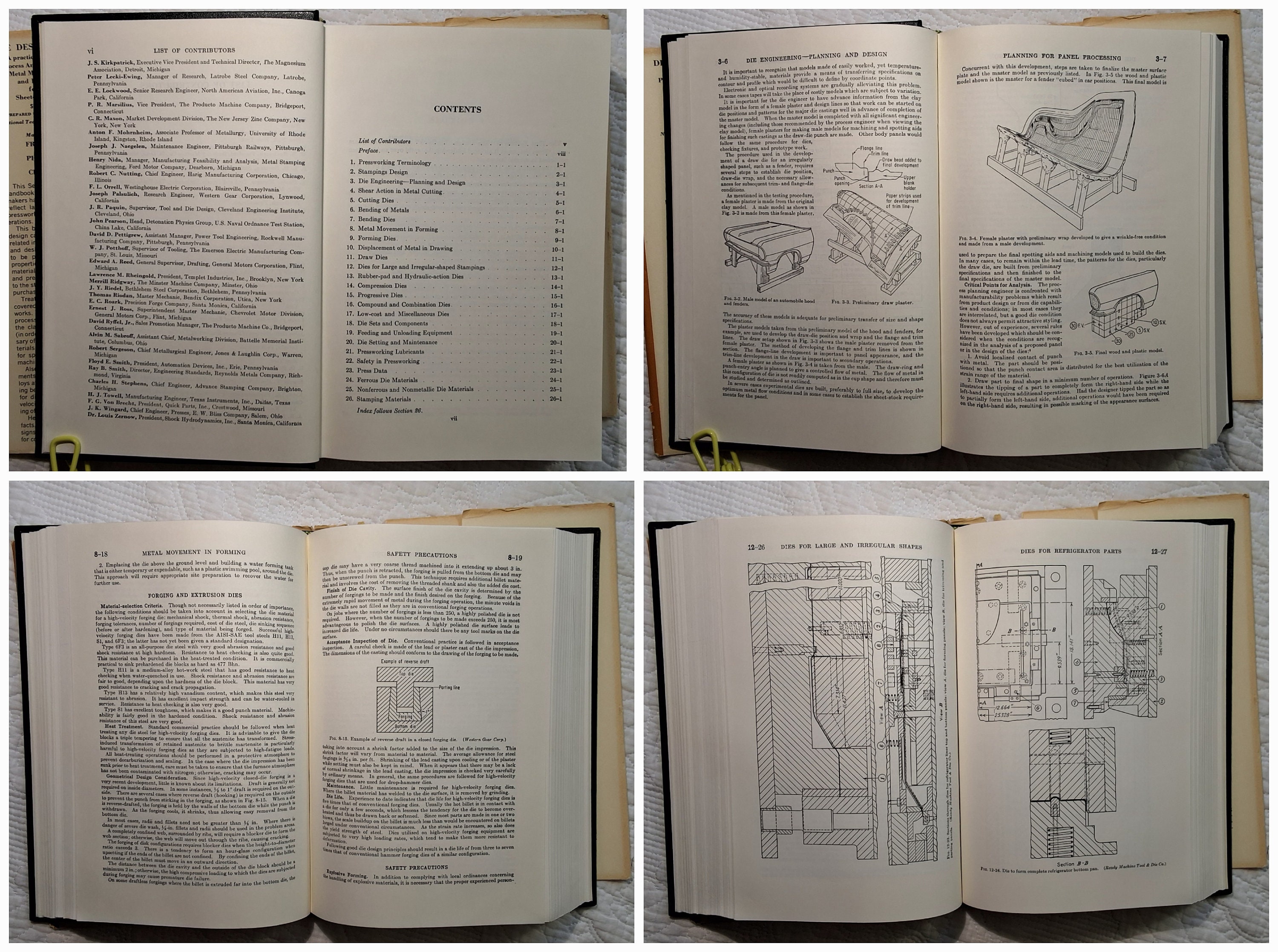 Die Design Handbook/practical Reference Book for Every Class of Sheet ...