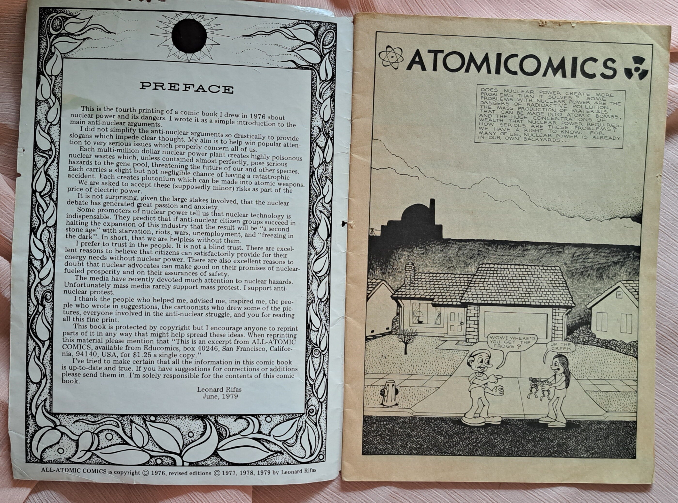 1979 All-atomic Comics by Leonard Rifas/comic Book - Etsy