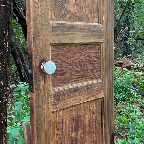 Solid Wood Slab Front Door - Etsy