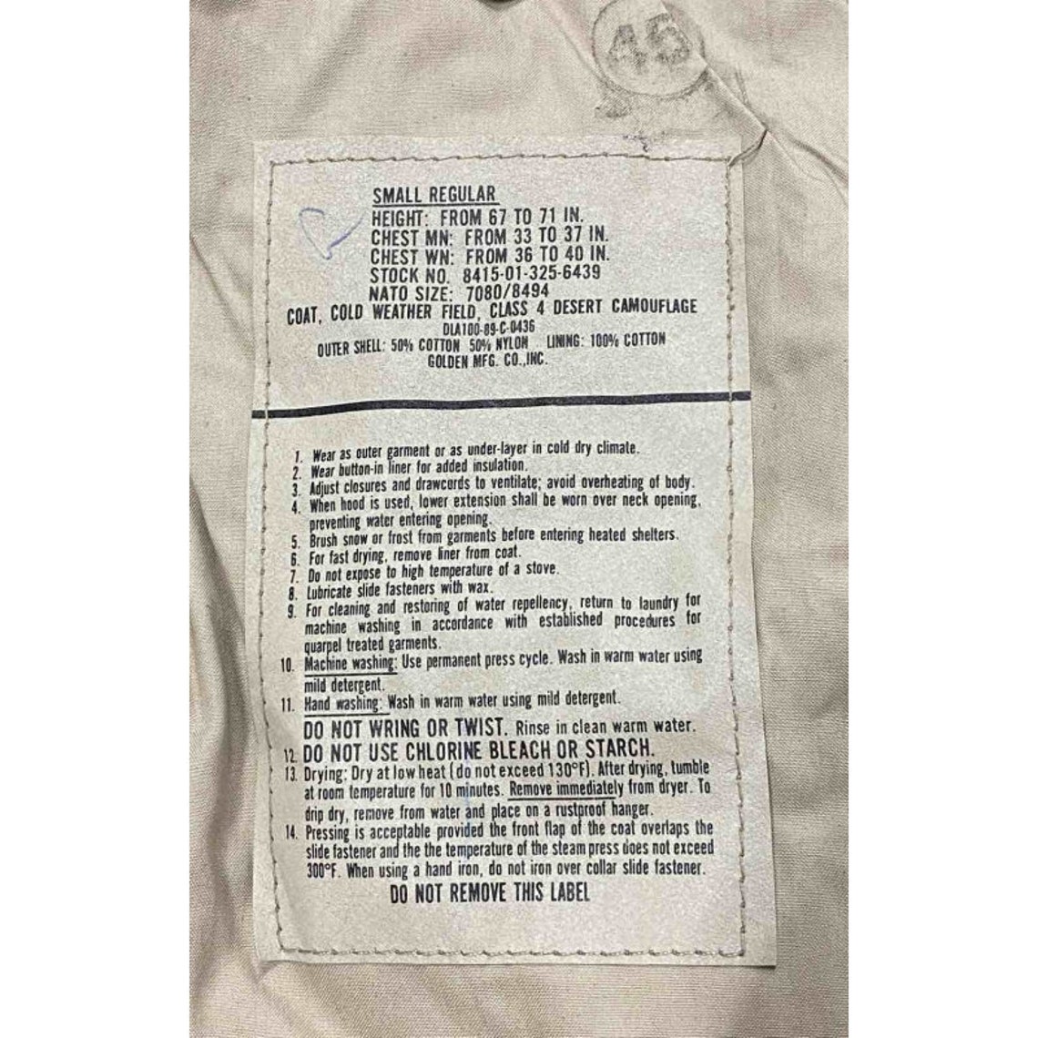 Genuine US Army M65 Field Jacket 3 Colour Desert NEW - Etsy