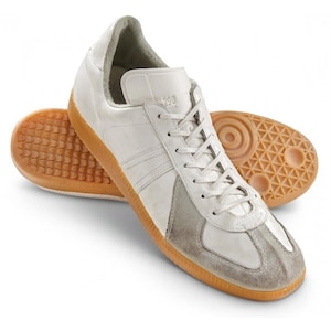 NEW Original German Army Leather Trainers White - Etsy NEW Original German Army Leather Trainers White - Etsy