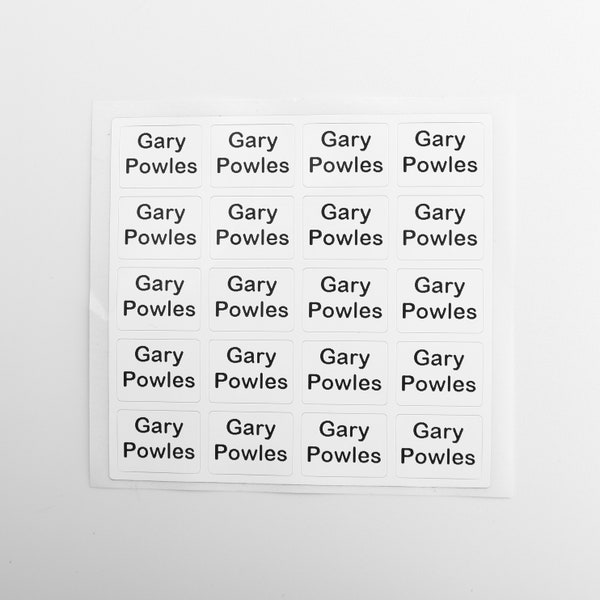 Personalised Clothing Sticker Stick On - Etsy UK