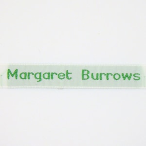 Pre-cut 8mm Sew in Woven Name Tapes/woven Name Tags/school Uniform ...