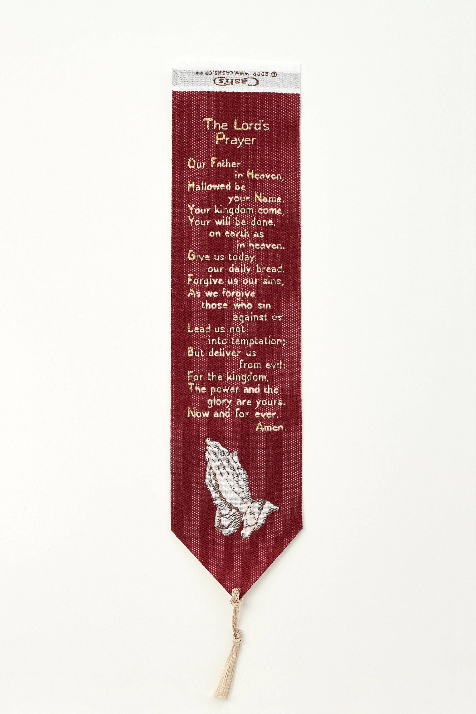 1020 the Lords Prayer Woven Bookmark - Etsy