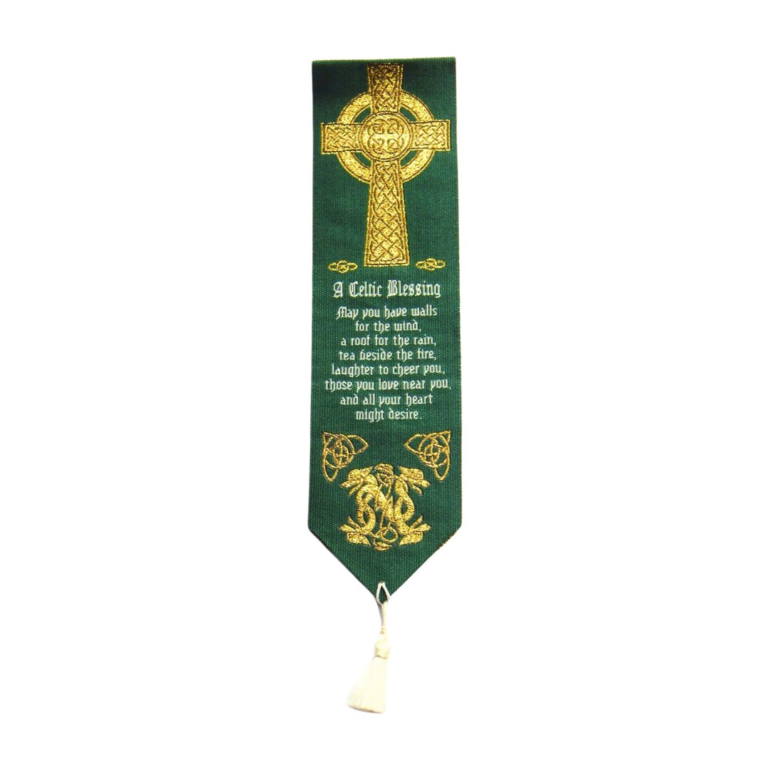 1027 Celtic Blessing - Woven Bookmark - Etsy
