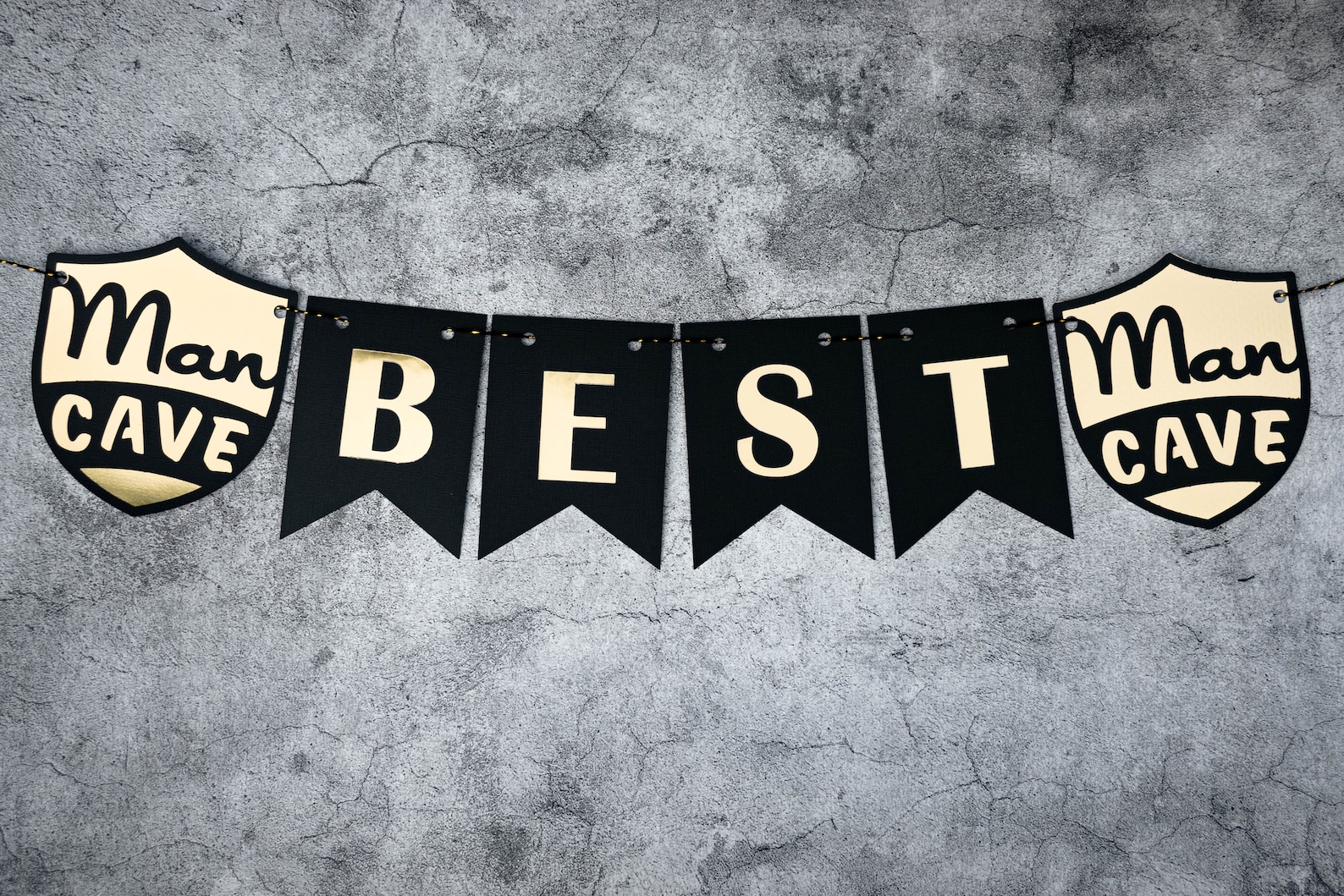 Man cave banner personalised banner for him banner for men | Etsy