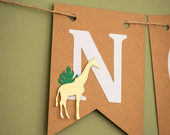 Personalised Banner With Pink Letters Custom Bunting Name | Etsy