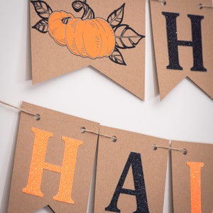 Custom Bunting, Halloween Banner, FREE Pumpkins - Etsy