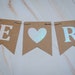 Personalised Banner With White Metallic Letters, Custom Bunting, Name ...