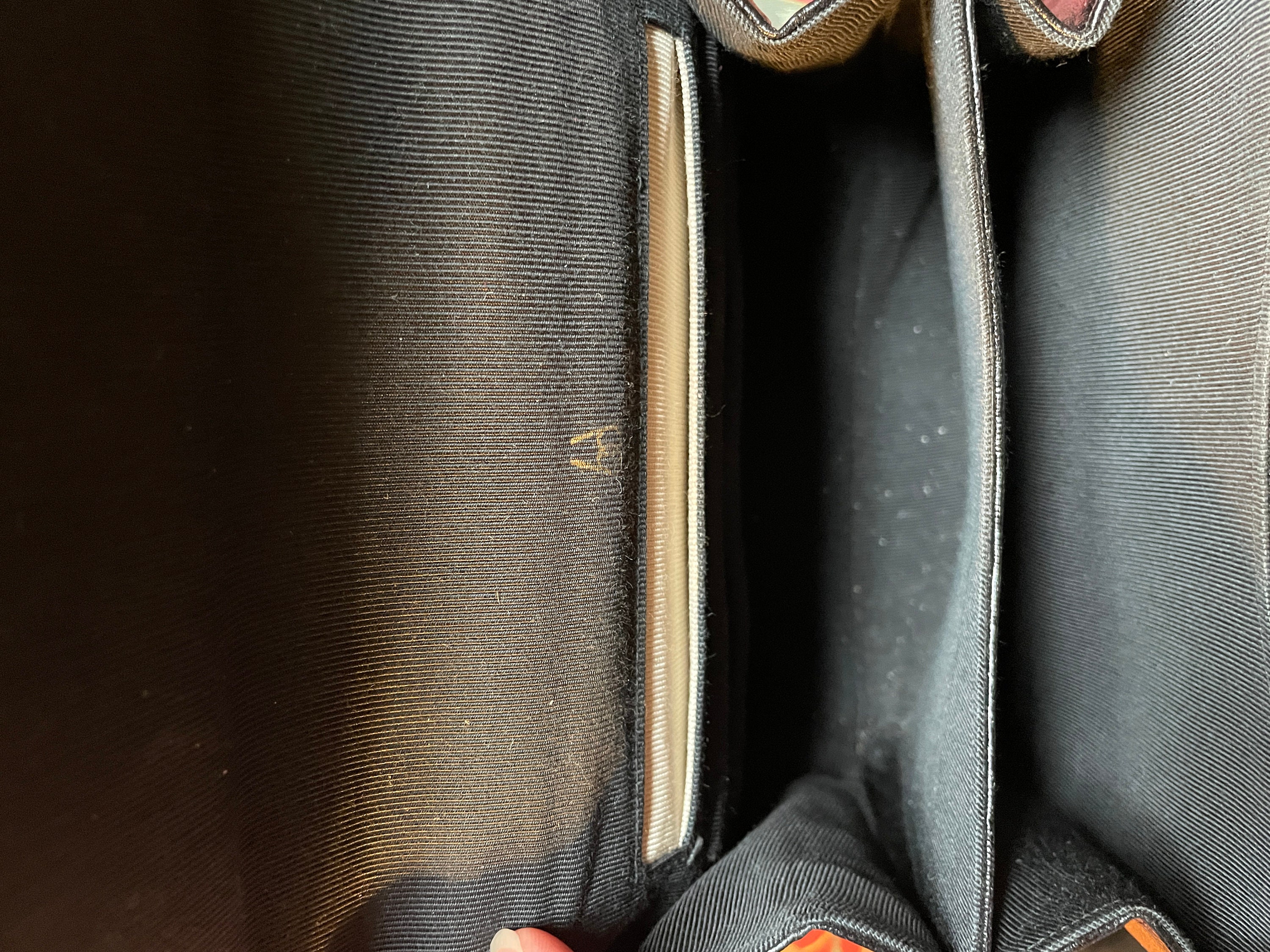 1950s Bienen-davis Mini Tote Leather Black Bag Vintage Black Leather ...