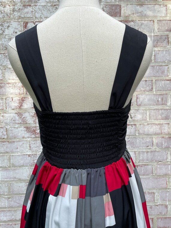 1980s Candies Color Block Mini Dress | 1980s Bustier … - Gem