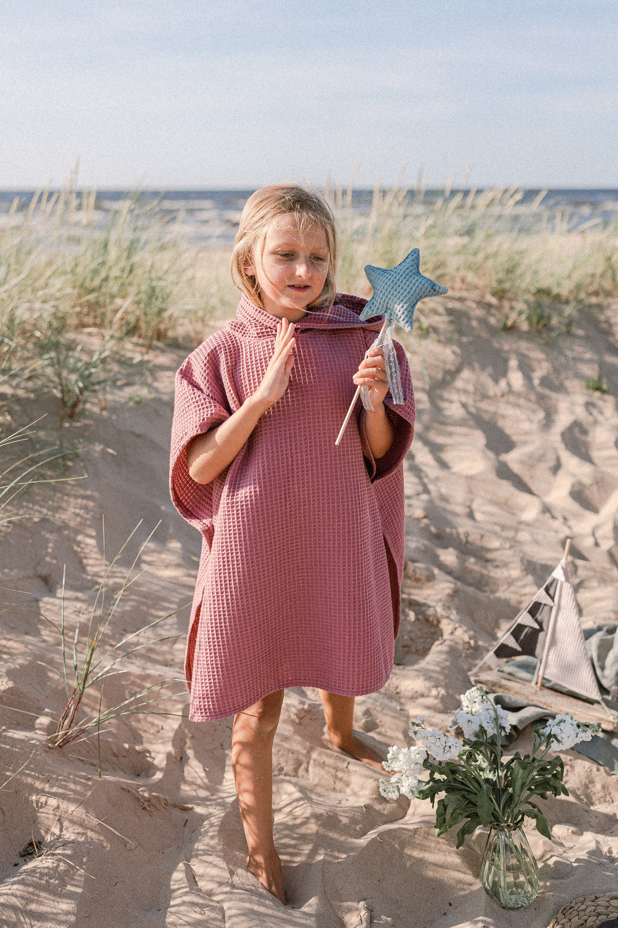 Kids Poncho Towel Hooded Towel for Kids Waffle Adult Beach - Etsy UK