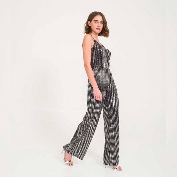 Sequin Jumpsuit - Etsy