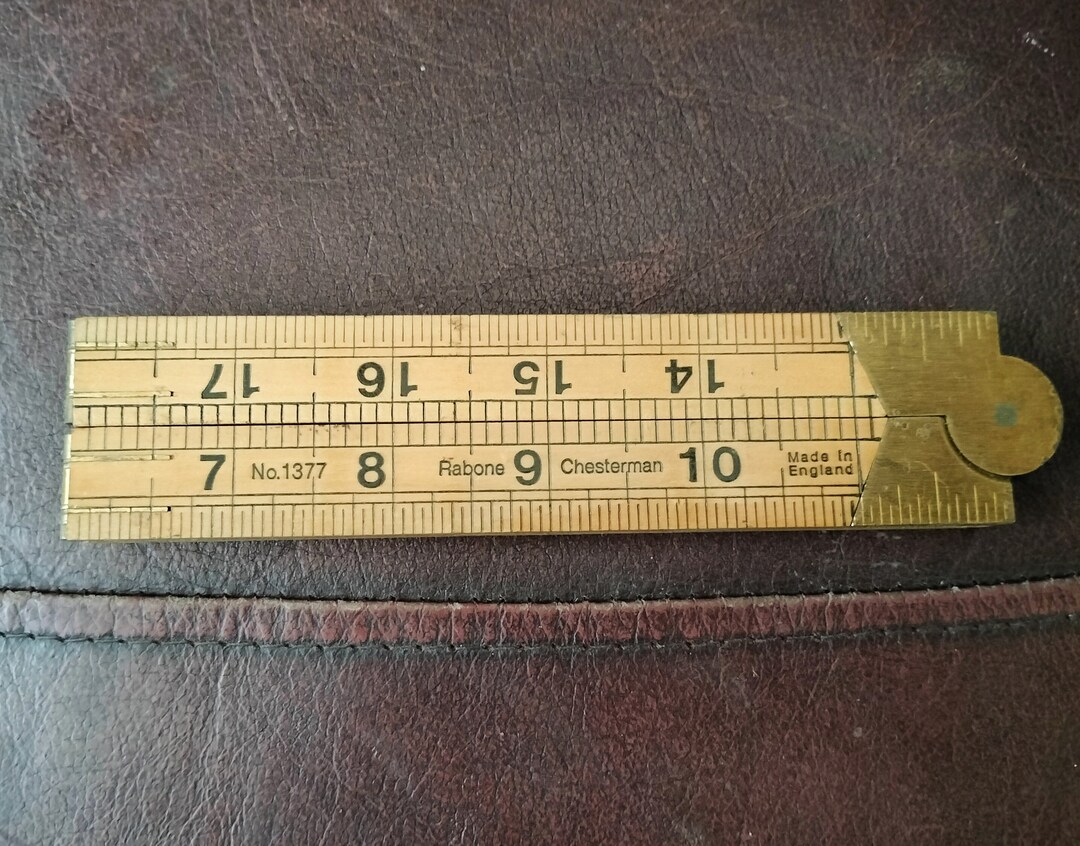 2 Foot Fold-out Wooden Ruler Rabone Chesterman No. 1377 Made - Etsy