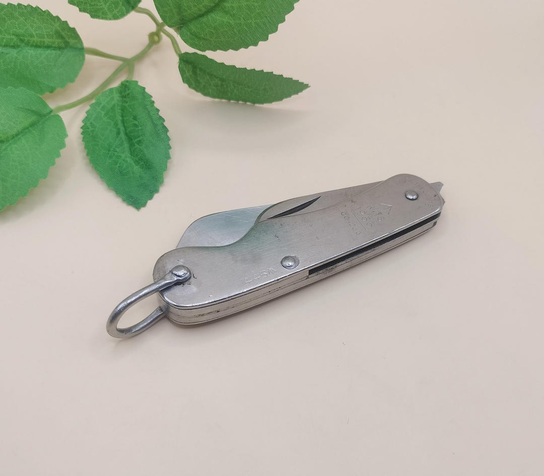1955 British Military Jack Knife, Sheepsfoot Blade and Can Opener, War ...