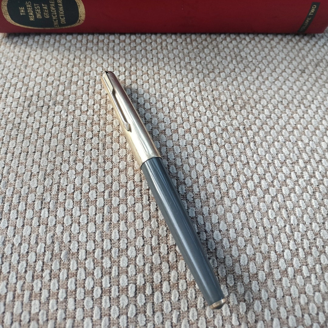 Parker 61, Vintage Fountain Pen, Made in Canada, Grey Barrel With ...