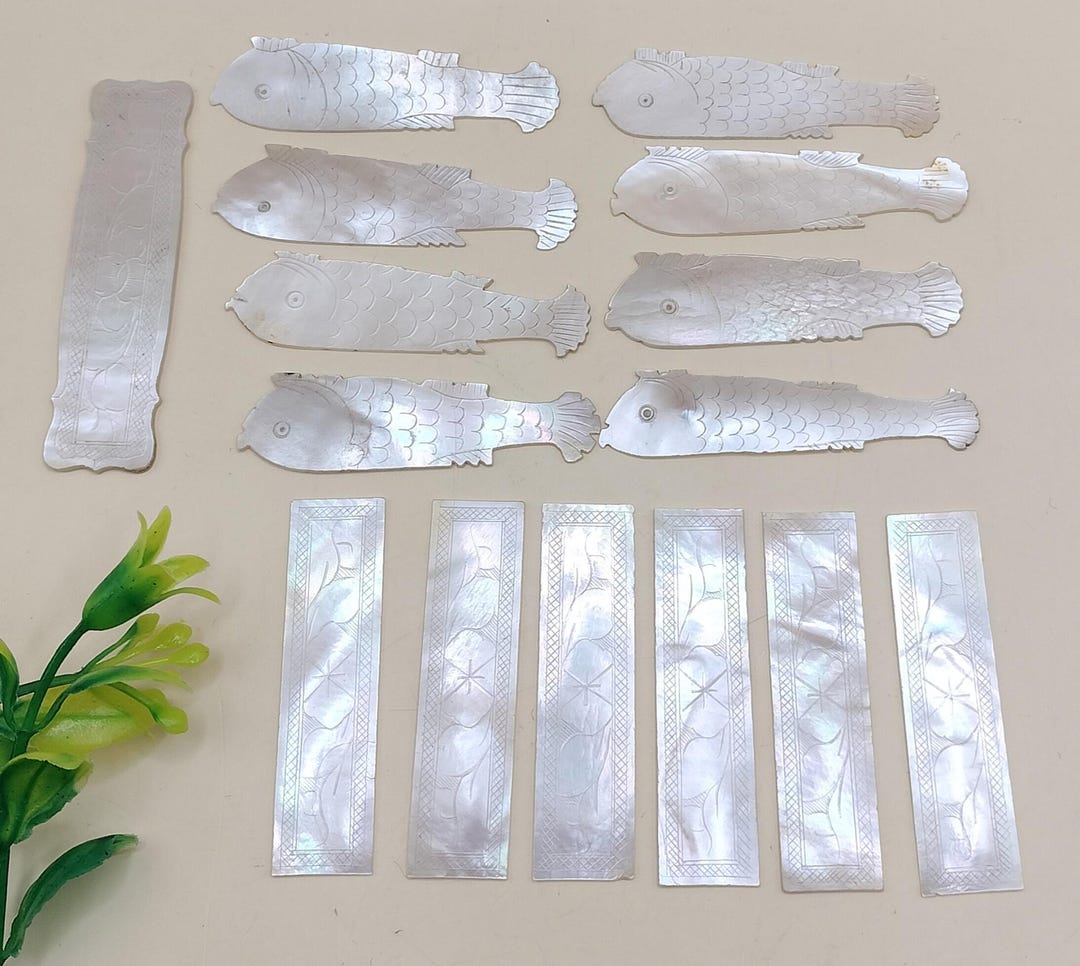 Chinese Gaming Counters, Antique Carved Mother of Pearl, 15 Pieces ...