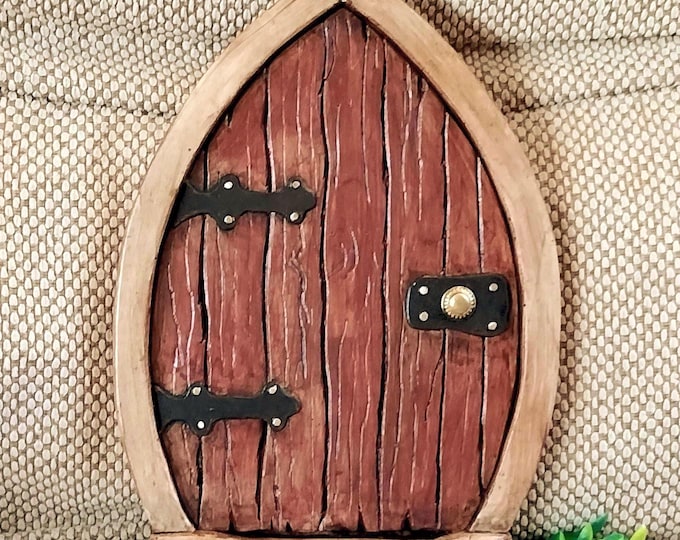 Large Fairy Door, Whimsical Door for Elf, 10" High, Suitable for Home ...