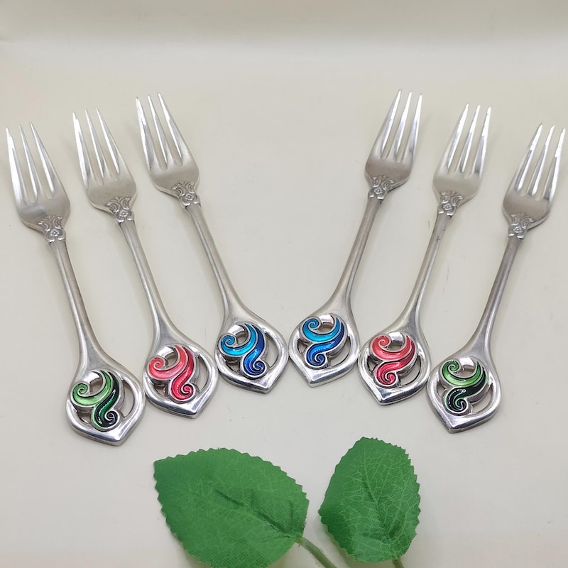 Vintage Cake Forks Box - Etsy UK