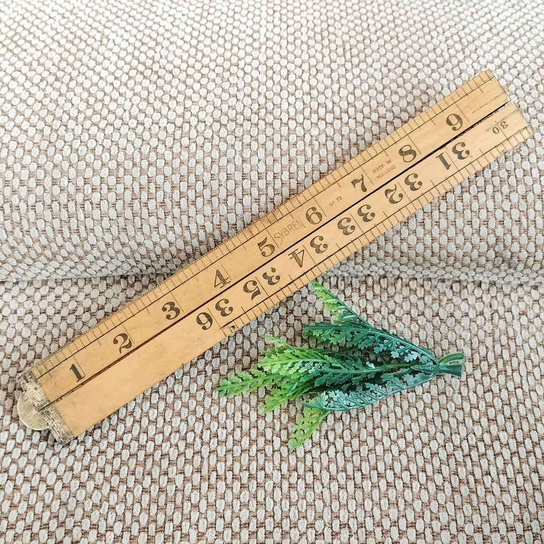 3 Foot Fold Out Ruler, Sybren No. 73, Made in Holland, Imperial ...