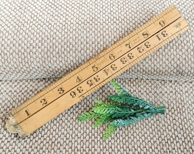 3 Foot Fold Out Ruler, Sybren No. 73, Made in Holland, Imperial ...