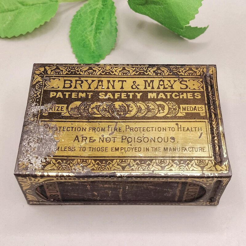 Metal Matchbox - Etsy UK