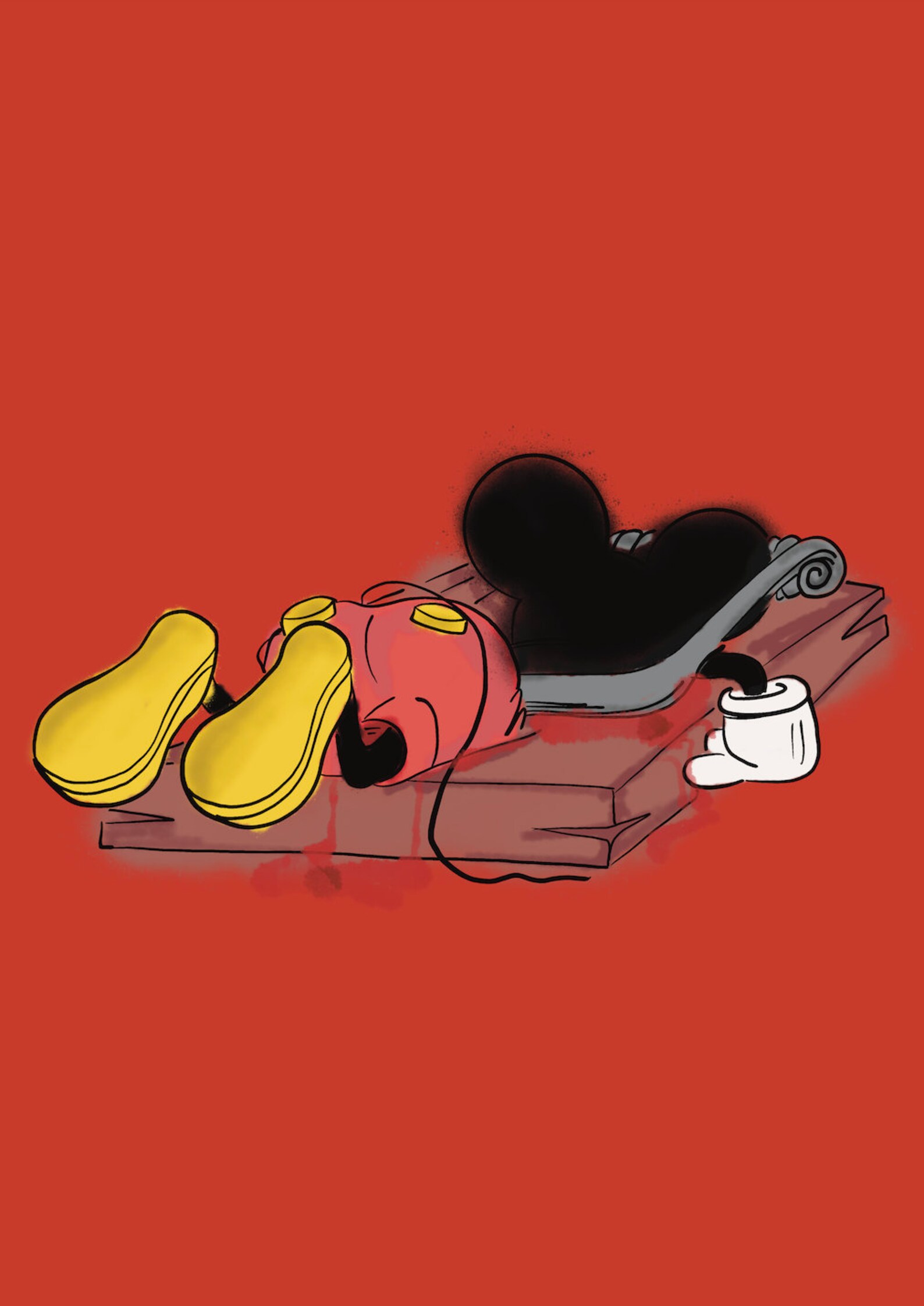 DIGITAL Dead Mickey Mouse Poster Print POP Culture Wall Art | Etsy