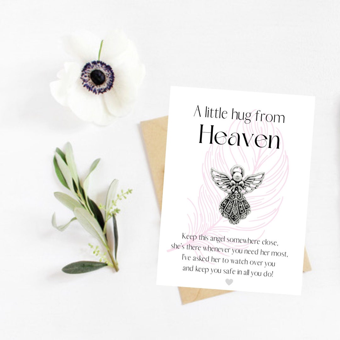 Pocket Guardian Angel, Thinking of You Gift Friend Sister Brother Mum ...
