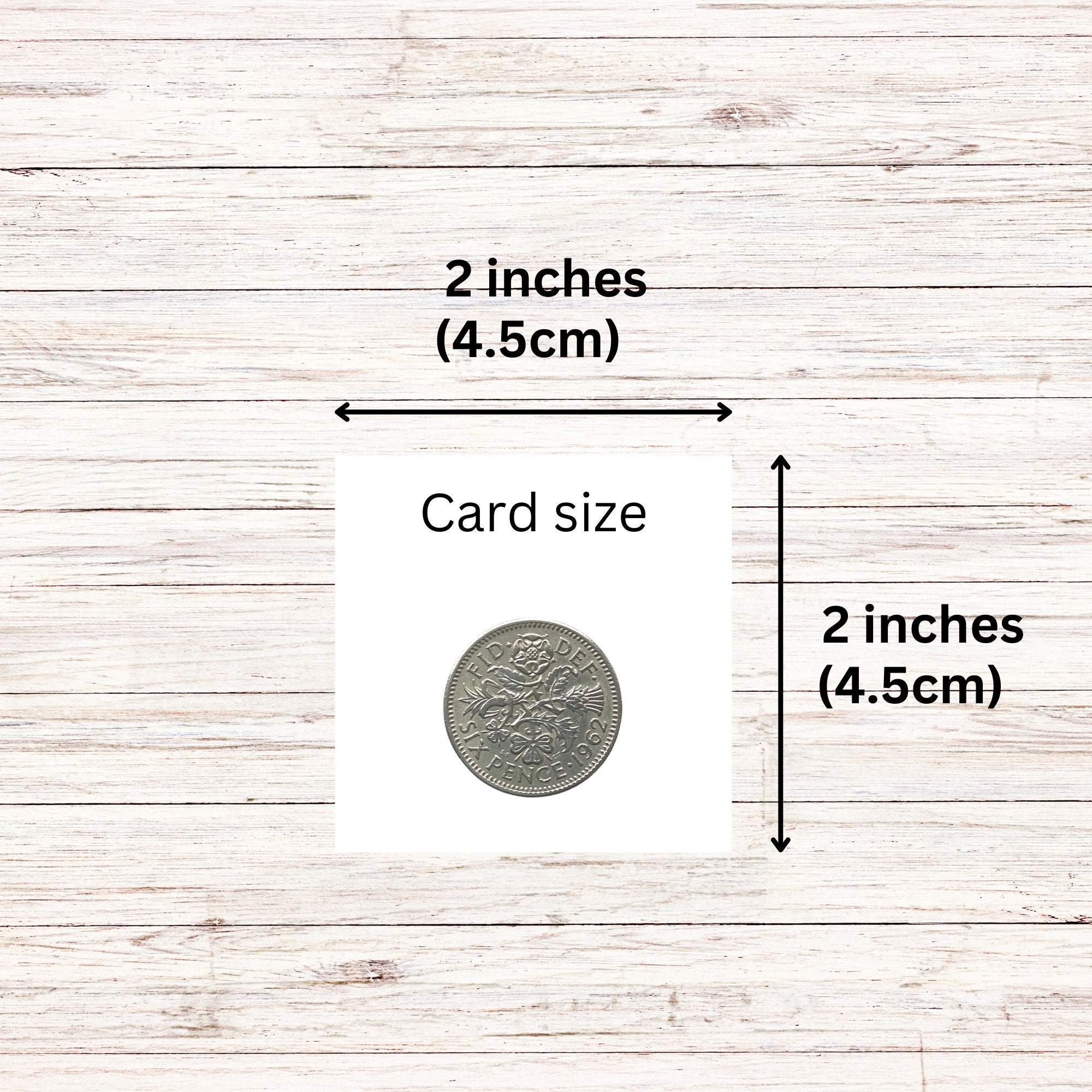 Born in 2024 Gift Lucky Sixpence Coin Personalised New Baby Keepsake ...