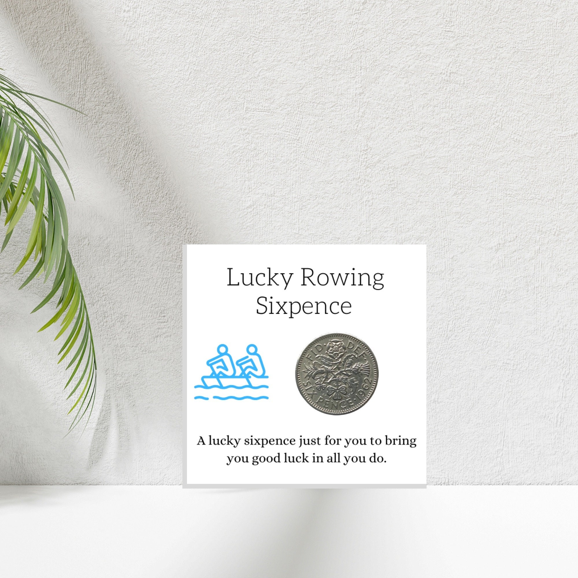 Rowing Gift - Lucky Sixpence Coin - Gift for Rower - Present Husband ...