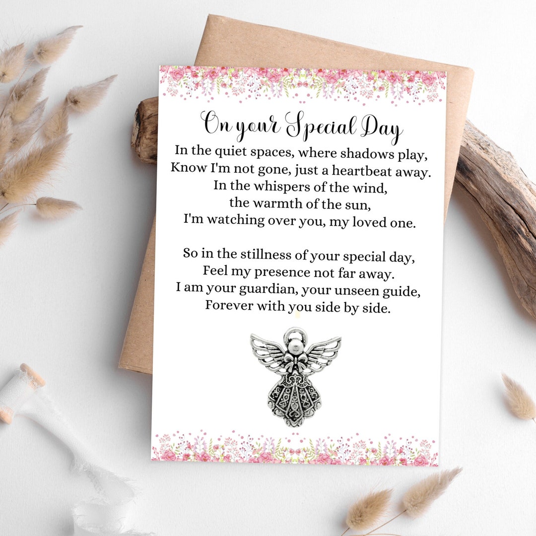 Angel Memorial Present Bereavement Gifts for Friend Hug From Heaven ...