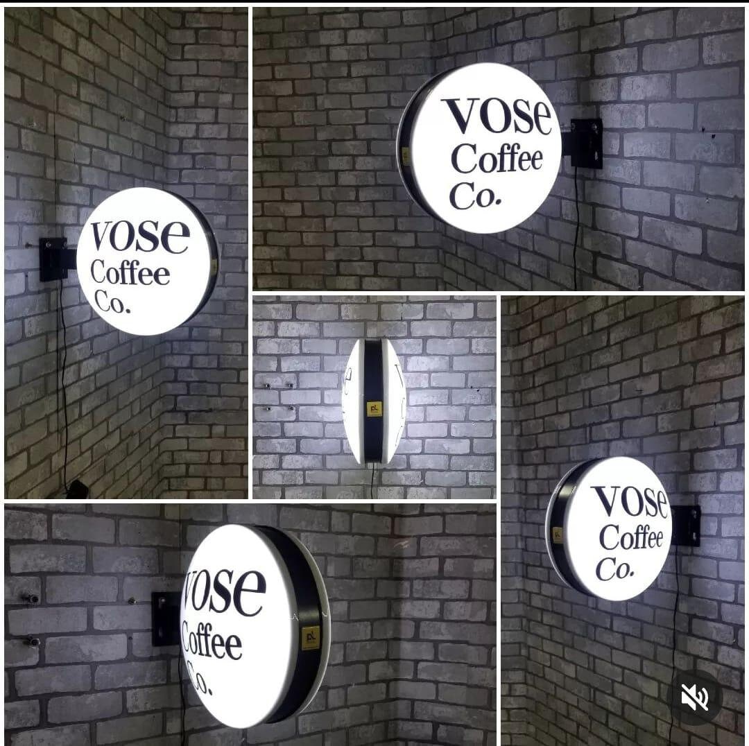 Double Sided Curved Plexi Logo With the Led Light - Etsy