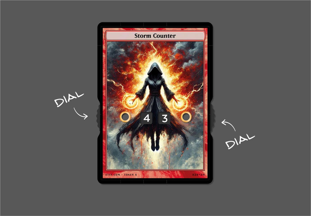 Storm Counter With Number Display – Magic the Gathering - Etsy